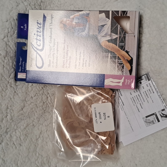 Activa | Accessories | 23 Activa Thigh High Lace Top Sheer Therapy ...